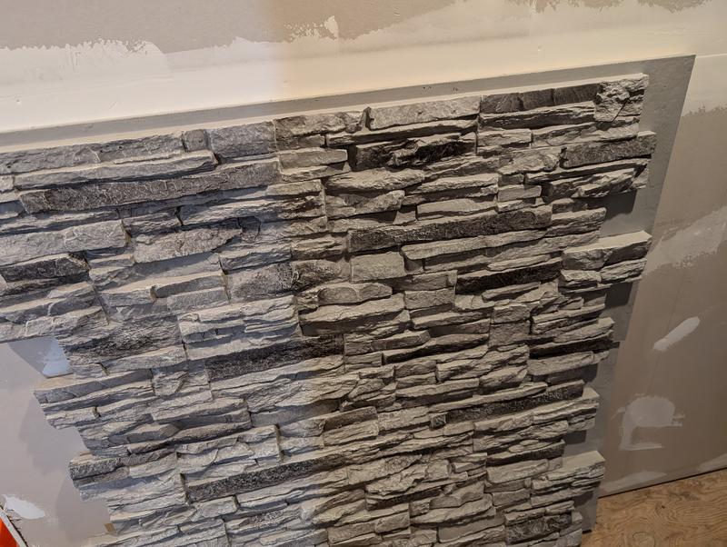 Tritan BP 1.75-in x 24.75-in x 48.75-in Moonlight Gray Raw Bevel Lap ...