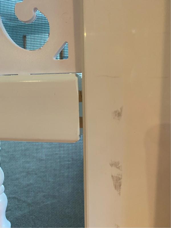 Screen Tight Springview Universal reversible Hinged Screen door 30-in x ...