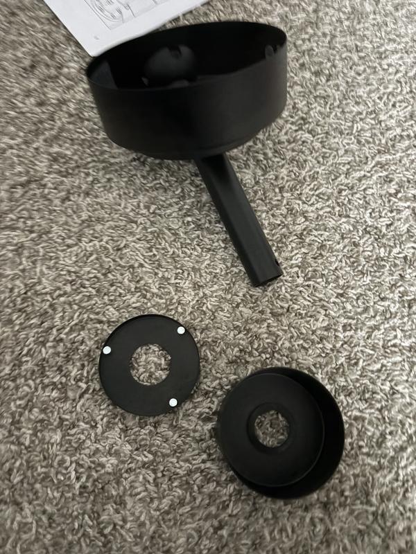 SILJOY 52-In Matte Black Rustic Cage Ceiling Fan with Light X Frame 5 ...