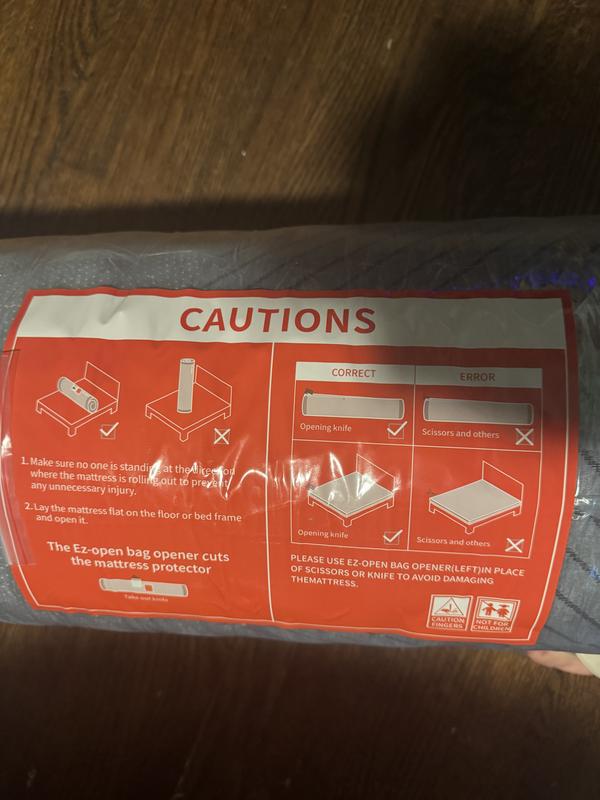 Ifluous 12-in Medium Twin Hybrid Memory Foam/Coil Blend Mattress in a ...