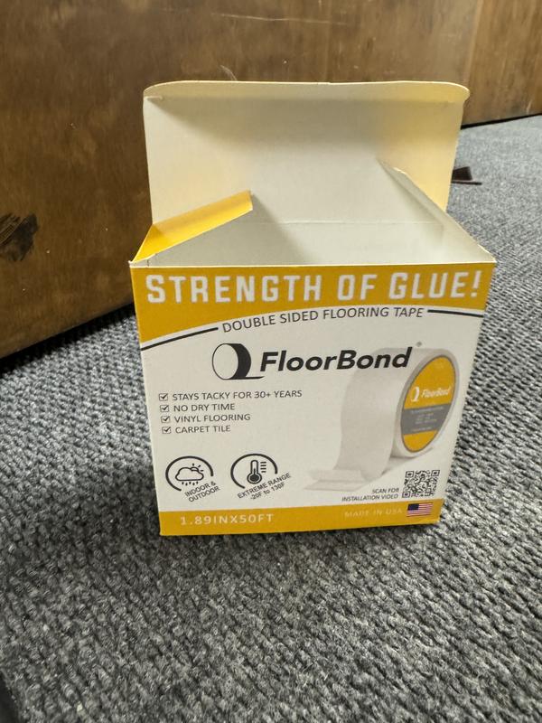 FloorBond 2-in x 50-ft Clear Self-adhesive Film FLO2730 at Lowes.com