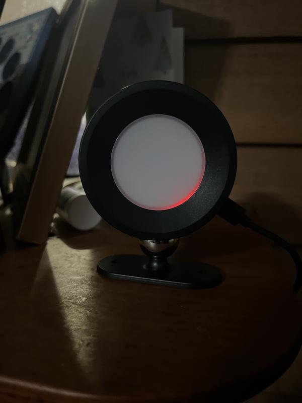 Utilitech 3-in Color Changing Rechargeable LED Puck Light with Timer in ...