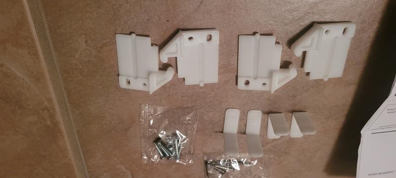 RELIABILT White Plastic Drawer Guide Kit D19741W-W-CP at Lowes.com