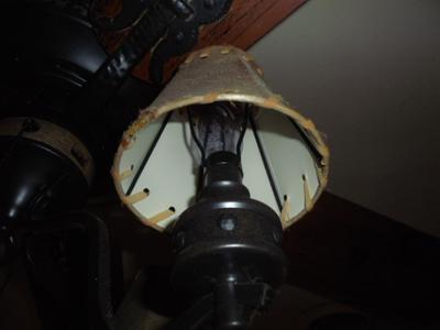 Hunter Adirondack II 52-in Brittany Bronze with Distressed Cherry ...