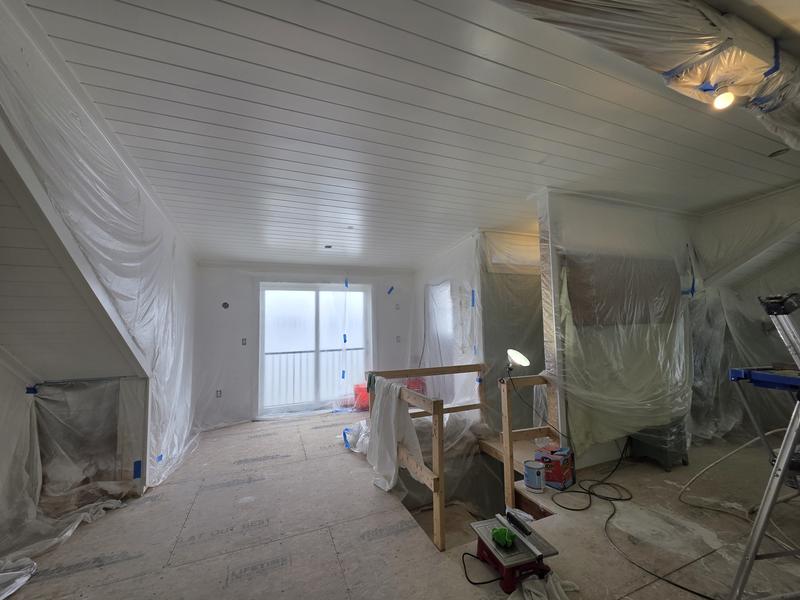 FrogTape Double Sided Poly Hanging Containment Tape 1.41-in x 25 Yard(s ...