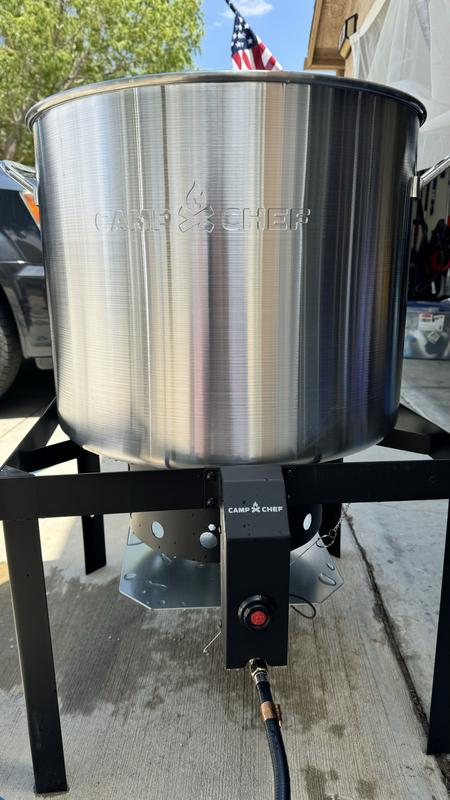 Camp Chef 100-qt Boil Pot with 1-Burner Propane Electronic Stainless ...
