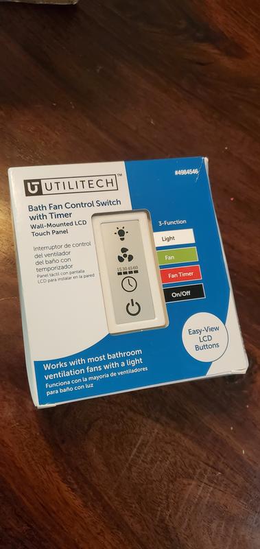 Utilitech Plastic Replacement Bath Fan Switch 7150-12-L at Lowes.com