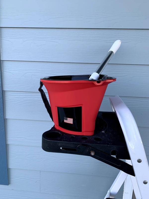 HANDy 64 oz. Solvent Resistant Paint Pail with Adjustable Handle and ...