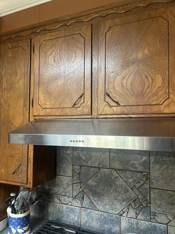Empava ETL Certified 36-in Convertible 500-CFM Stainless Steel Under ...