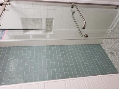 allen + roth Wavecrest White Gloss 4-in x 12-in Glazed Ceramic Subway 0 ...