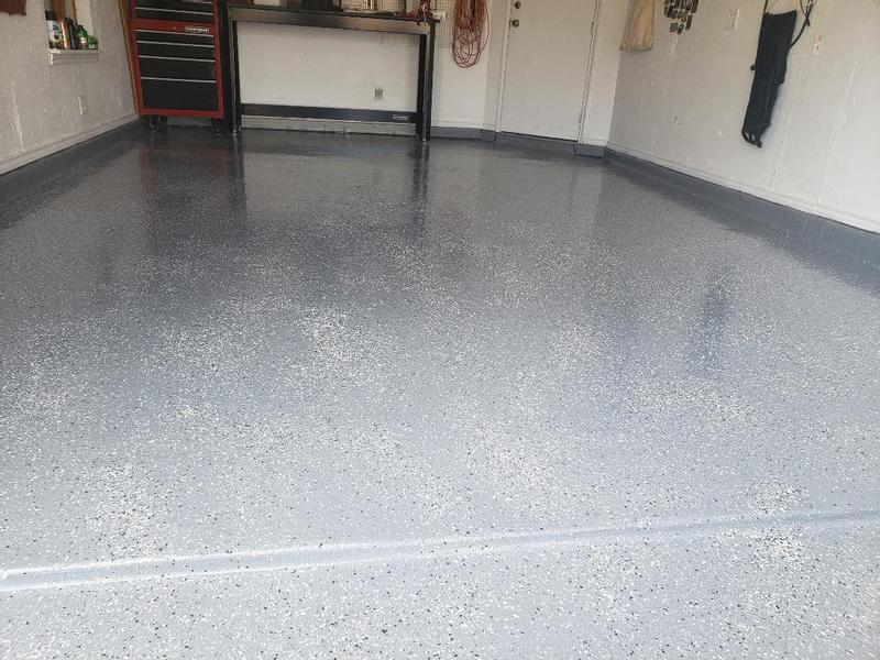 CRAFTSMAN Epoxy 100% Solids MVB 2-part Light Grey High-gloss Concrete ...