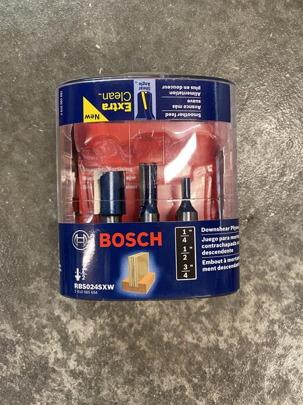 Bosch 3-Piece Carbide-tipped Router Bit Set RBS024SXW at Lowes.com