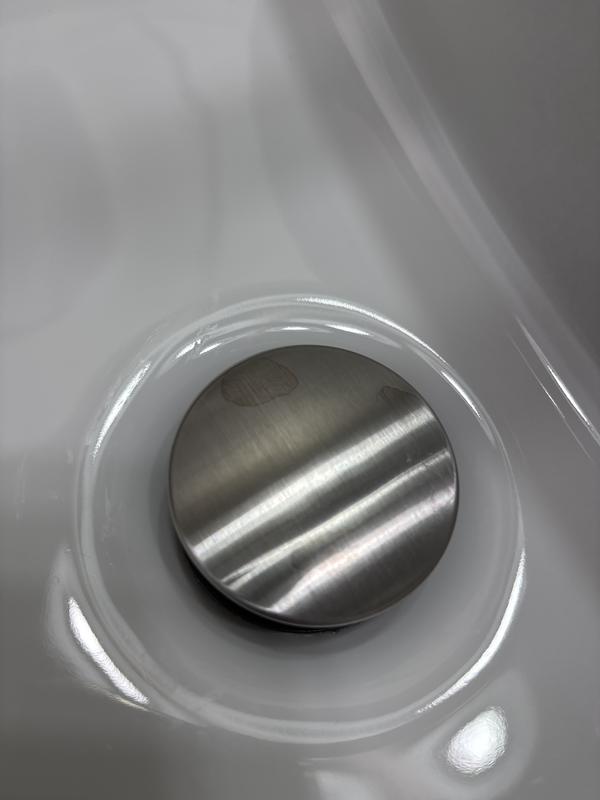 Esato Spotshield Brushed Nickel Single hole 1-handle WaterSense Mid-arc ...