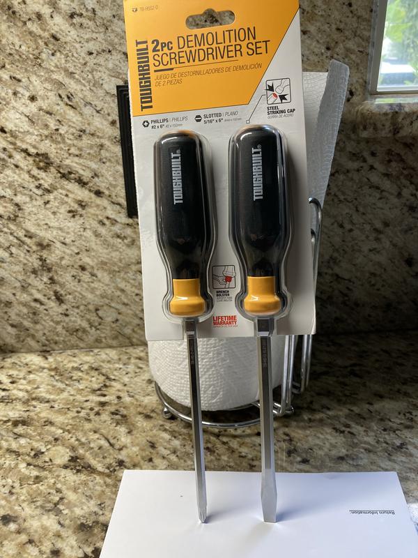 TOUGHBUILT Demolition 2-Piece Screwdriver Set TB-H5S2-D at Lowes.com