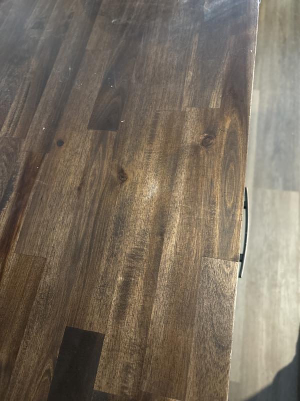 allen + roth Natural grain 10-ft x 25-in x 1.5-in Espresso Stained ...