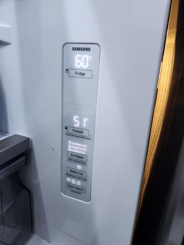 Samsung Counter-depth Mega Capacity 25.5-cu ft Smart French Door ...