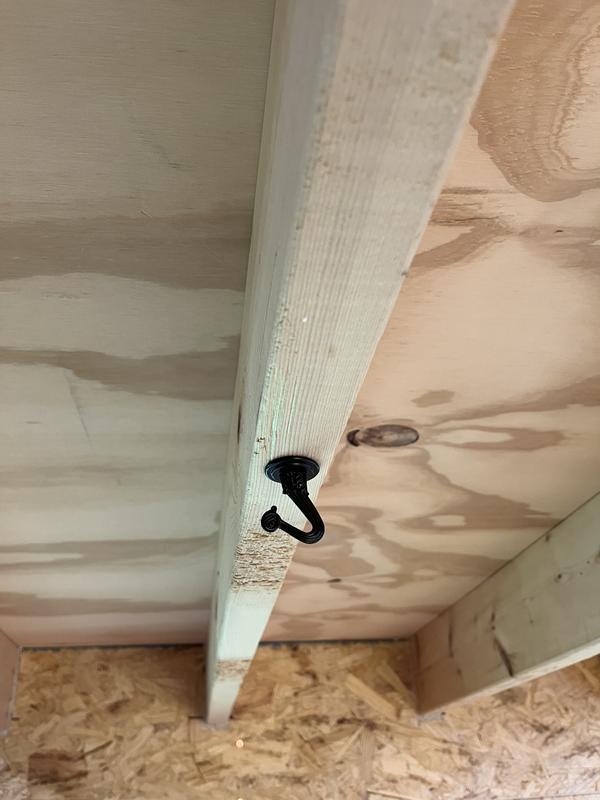Hillman 4-in Black Steel Swag Hook (2-Pack) 122228 at Lowes.com