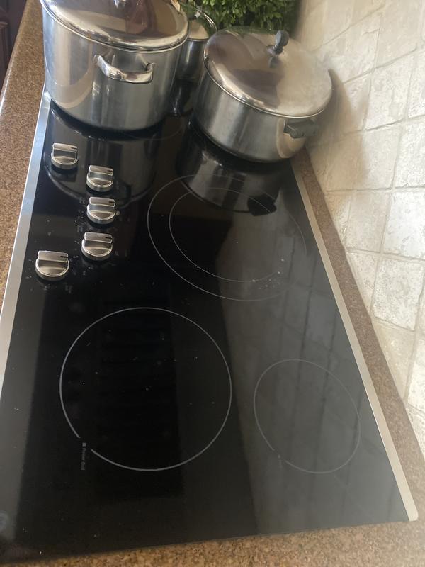 GE 30-in 4 Burners Smooth Surface (Radiant) Stainless Steel Electric ...