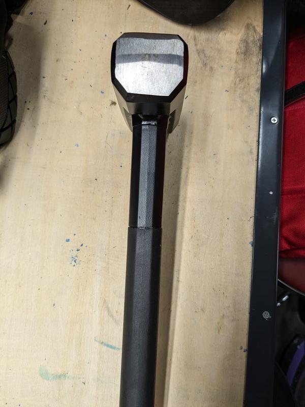 TOUGHBUILT 4-lb Smooth Face Steel Head Fiberglass Blacksmith Specialty ...
