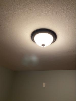 Maxim Lighting Essentials 2-Light Matte Black Flush Mount Light ...