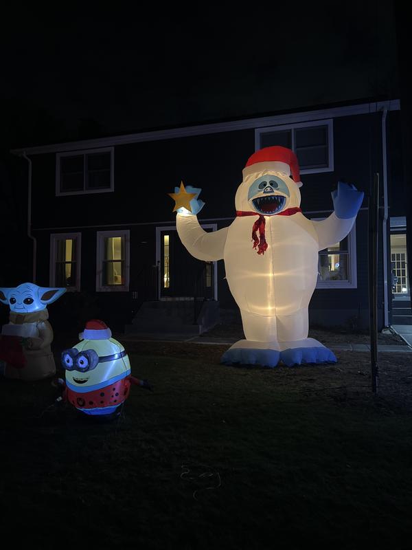 Gemmy 12-ft Lighted Bumble Christmas Inflatable at Lowes.com