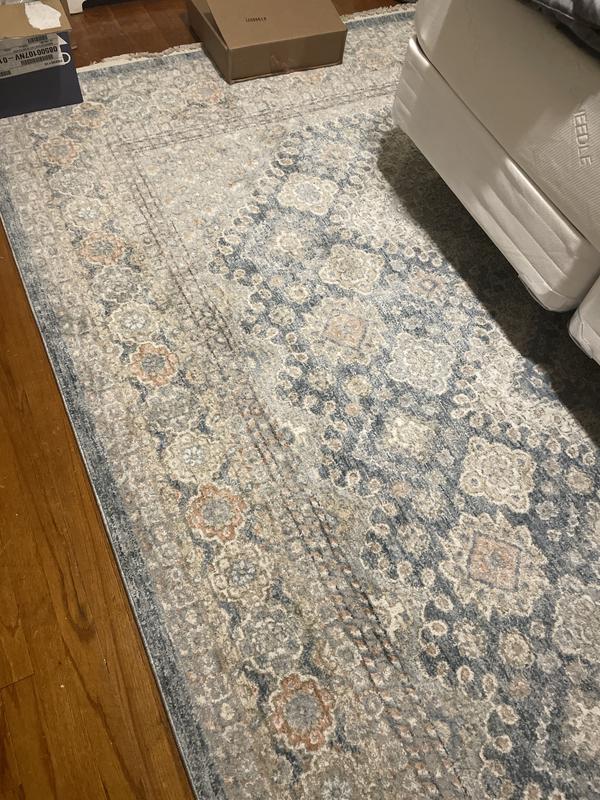 allen + roth Blue Gem 8 X 10 (ft) Navy-ivory Indoor Area Rug 1-15337 ...