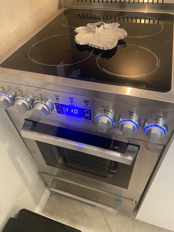 Avanti 20-in Glass Top 4 Burners 2-cu ft Freestanding Electric Range ...