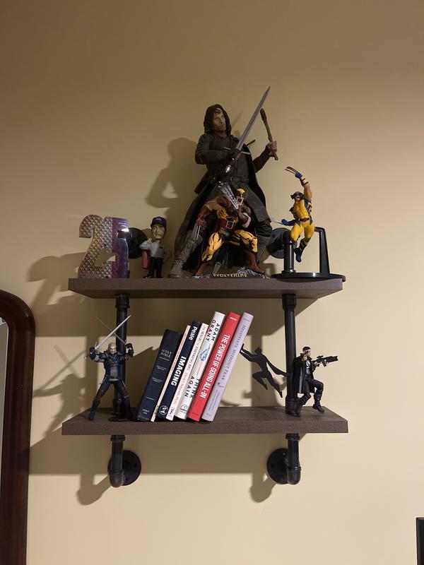 Shop allen + roth Allen + Roth Industrial Pipe Shelving Collection at ...