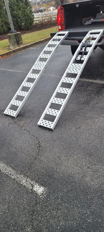 Kobalt 0.93-ft x 7.53-ft 1500-lb Capacity Arched Folding Loading Ramp ...