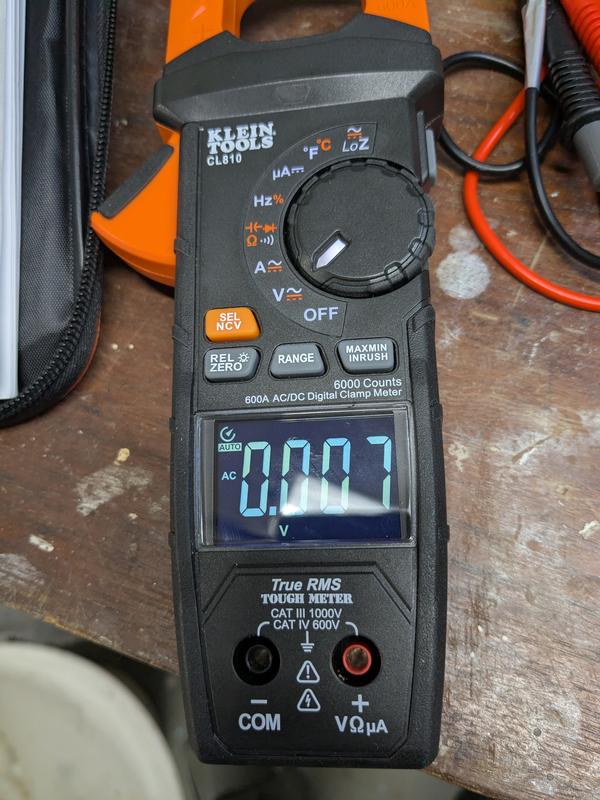 Klein Tools 600A AC/DC Auto-Ranging Digital Pro Clamp Meter with ...