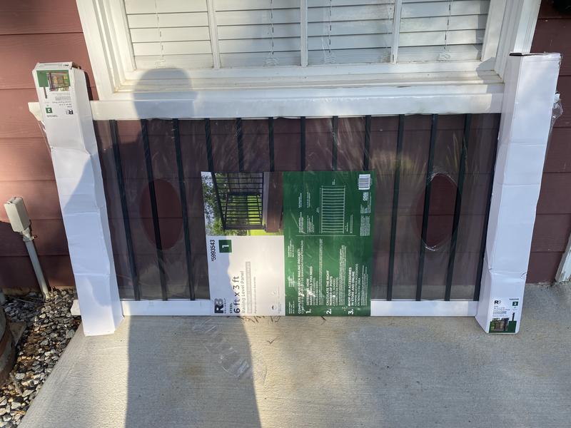 RELIABILT 2-in x 2-in x 3-ft Black Sand Steel Deck Post in the Deck ...