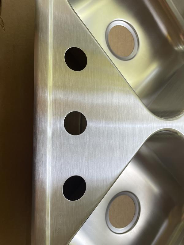 Elkay Dayton Drop-in 31.875-in x 31.875-in Stainless steel Double equal ...