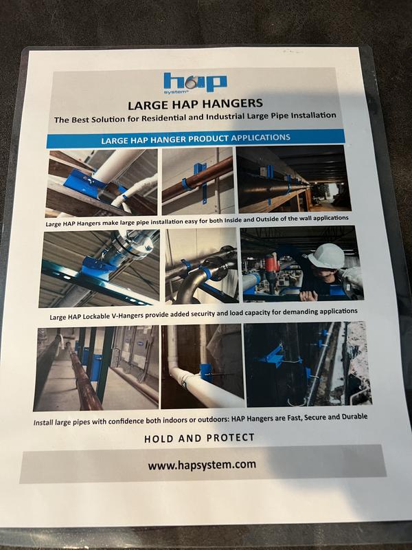 Hap System 5-Pack 4-in to 4-in dia Steel Hap Hanger PL-1111-V40-5PK at Lowes.com