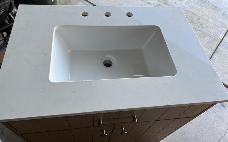 Origin 21 Jovie 30-in Light Birch Undermount Single Sink Bathroom ...
