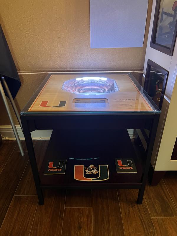 StadiumViews 25-Layer StadiumView Lighted End Table 22-in W x 22.25-in ...