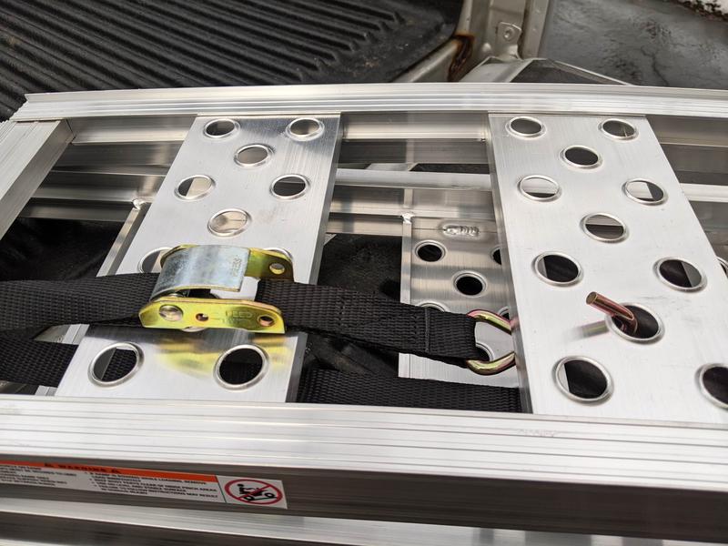 Kobalt 0.93-ft x 7.53-ft 1500-lb Capacity Arched Folding Loading Ramp ...