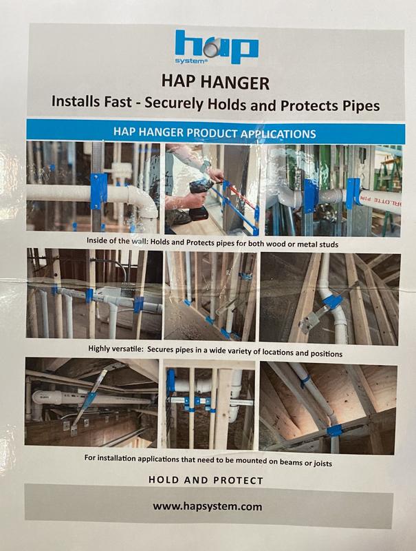 Hap System 12-Pack 1/2-in to 1/2-in dia Steel Hap Hanger PL-1111-1/2-12PK at Lowes.com