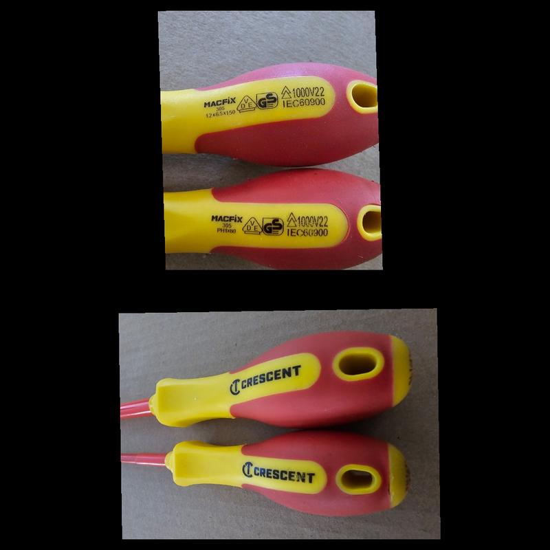 Crescent 2-Piece Bi-material Handle Slotted/Phillips Screwdriver Set in ...
