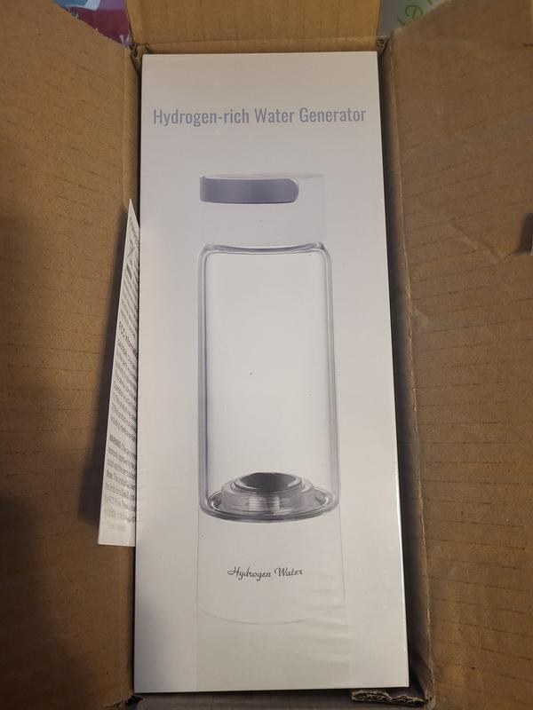 VEVOR Hydrogen Water Bottle Generator Multi-method Silver Counter Top ...