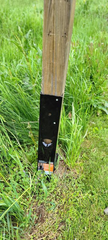 Simpson Strong-Tie E-Z Mender 28-in x 28-in Powder Coating, Black Steel ...