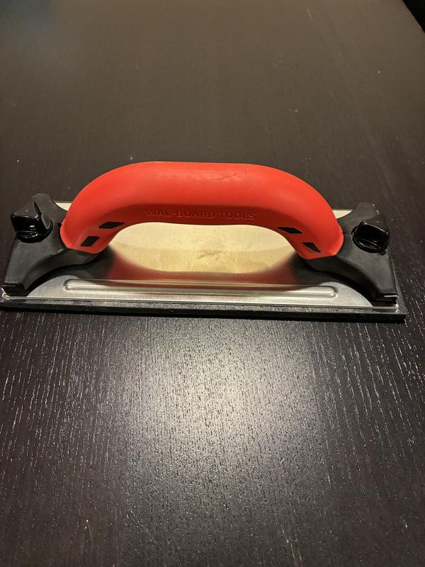 WAL-BOARD TOOLS Soft Grip Hand sander 3.25-in x 9.5-in in the Hand ...