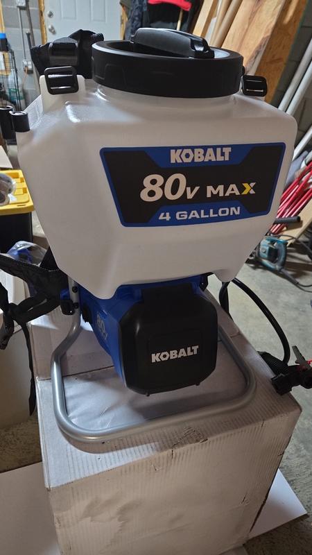 Kobalt 4-Gallon 80-volt Max Battery Operated Plastic Backpack Sprayer ...