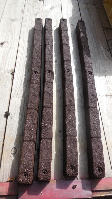 Rubberific 144-ft x 3-in SmartLoc Cobblestone 36-Pack Brown Rubber ...