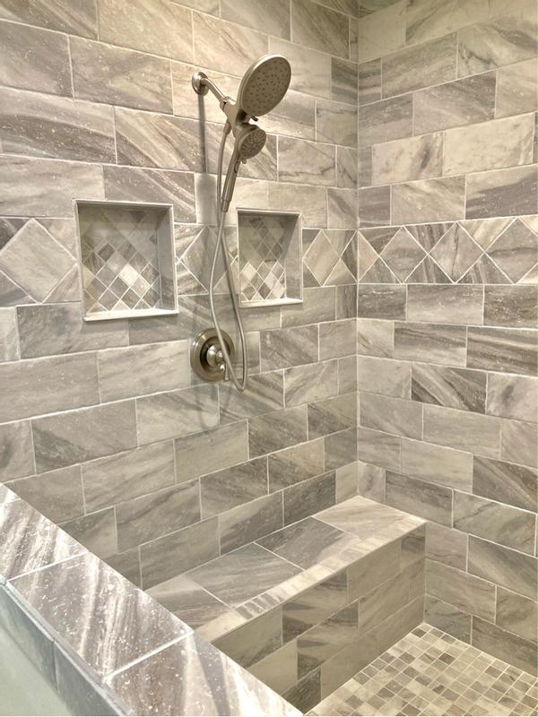 Style Selections (Sample) Sovereign Stone Pearl 6-in x 6-in Glazed ...