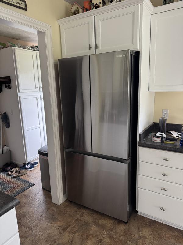 Samsung Counter-depth 17.5-cu ft Smart French Door Refrigerator with ...