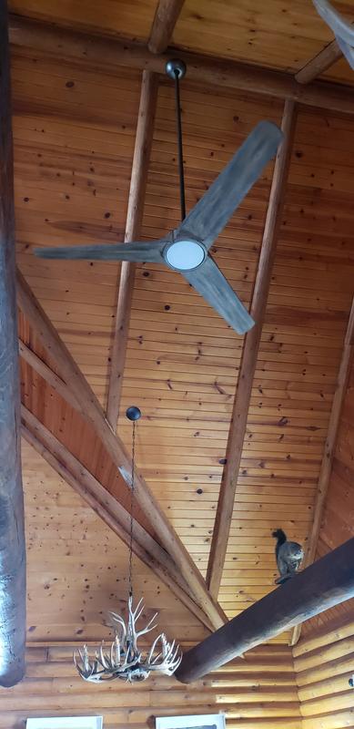 Minka Aire Timber 68-in Heirloom Bronze with Maple Blades Integrated ...