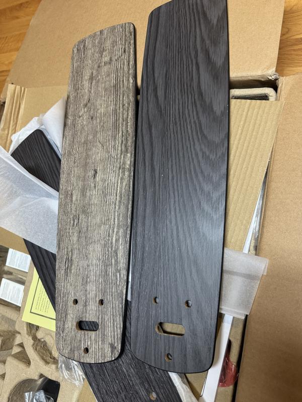 Harbor Breeze Marathon 52-in Black with Aged Cedar/Ebony Blades Covered ...