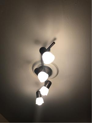 Canarm Jasper 26-in 4-Light Oil Rubbed Bronze dimmable Medium Base (e ...