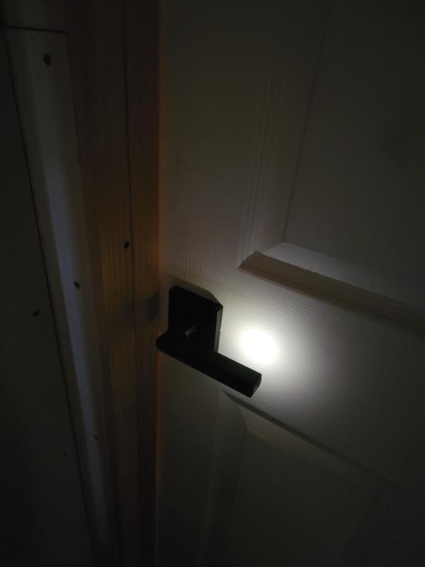 Kwikset Signature Series Halifax LED Motion Activated Matte Black ...