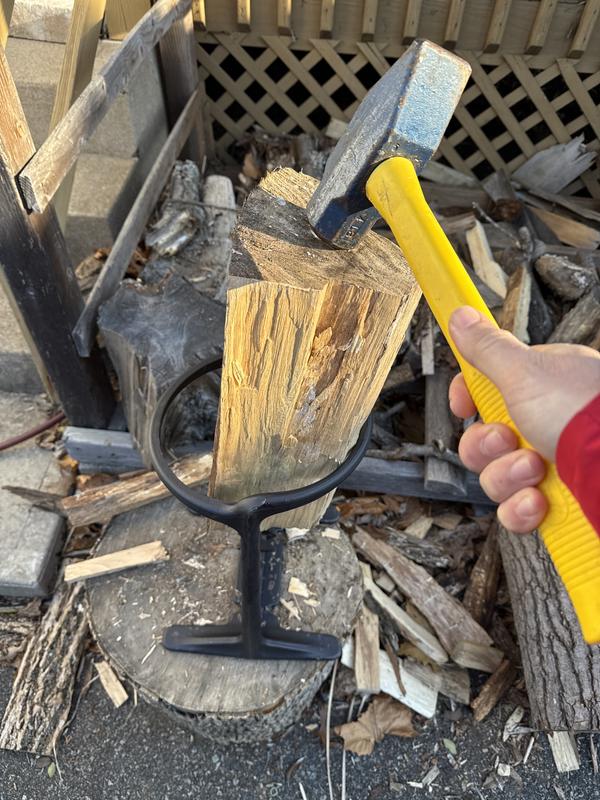 Kindling Cracker Cast iron Wood splitter with Metal Handle in the ...